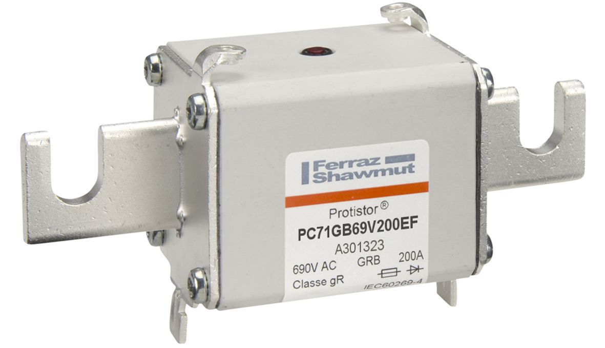 A301323 - Protistor SB fuse-link gR, 690VAC, size 71, 200A, EF for ...
